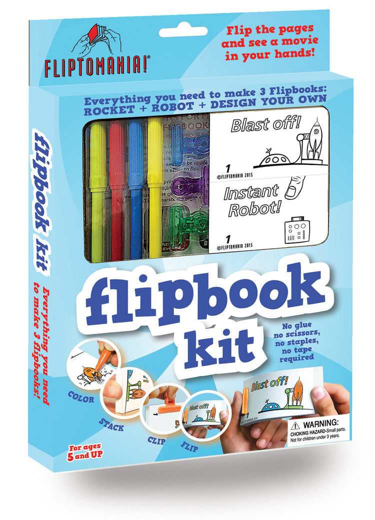 Best Fun Flip Kits & Animation Flipbook Kits for Kids to Draw