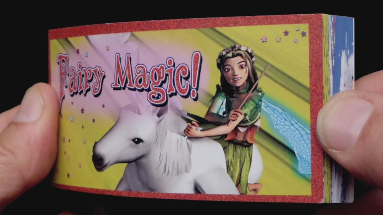 Fairy Magic Animated Flipbook - Enchanted Fairy & Unicorn Flip Books